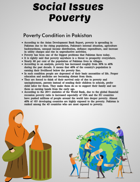 Social issues poverty Template | PosterMyWall