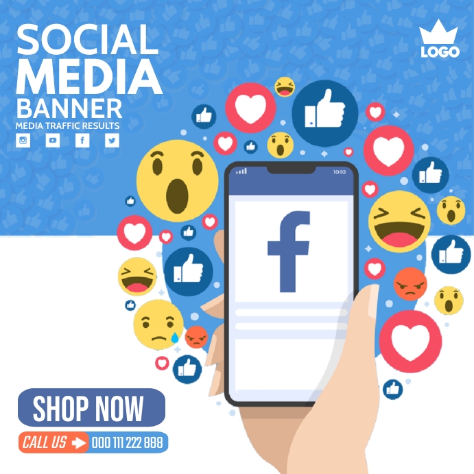 Social Media Banner Flyer Template | PosterMyWall