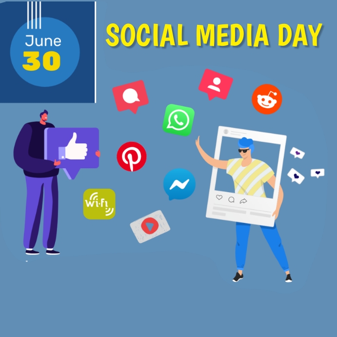 Copy of SOCIAL MEDIA DAY | PosterMyWall