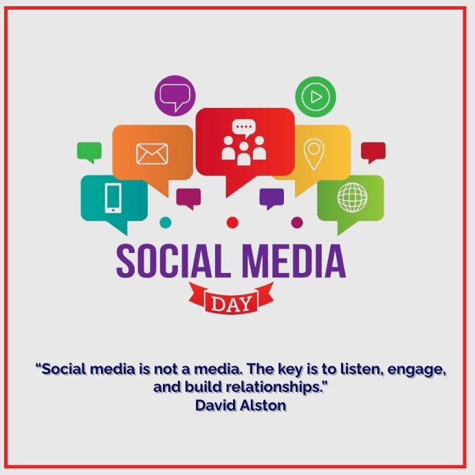 Copy of SOCIAL MEDIA DAY | PosterMyWall