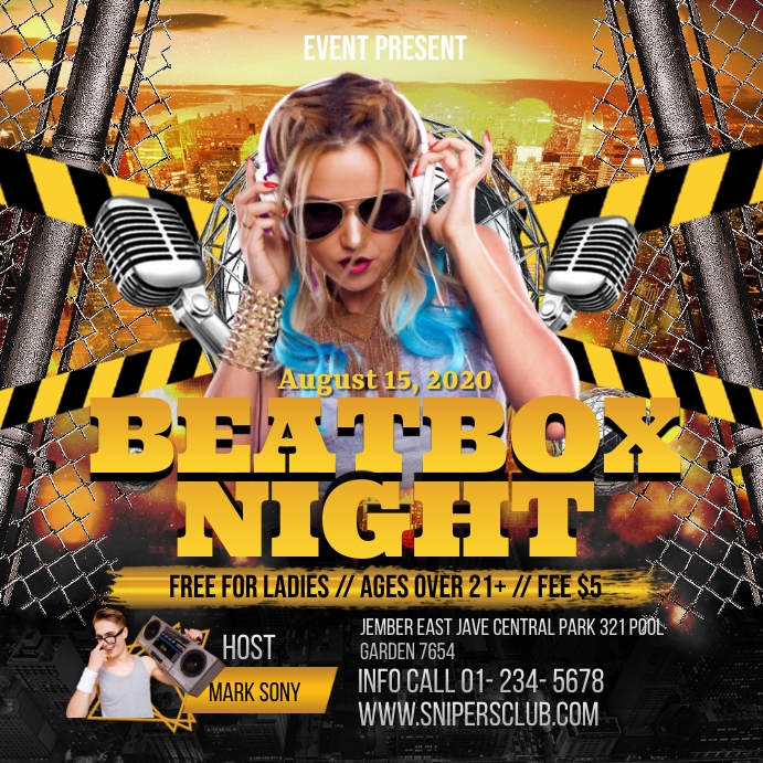 Social Media Event Flyer Template | PosterMyWall