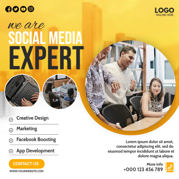 Copy of Social Media Expert | PosterMyWall