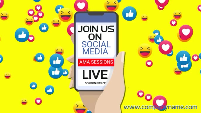 Social Media Facebook Live Video Template | PosterMyWall