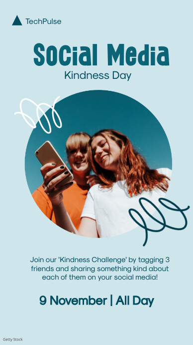 Copy of Social Media Kindness Day Story | PosterMyWall