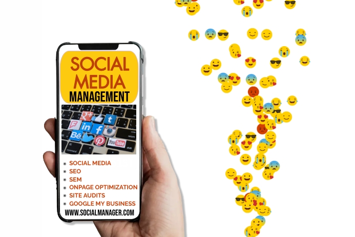 Social Media Management Services Ad Template | PosterMyWall