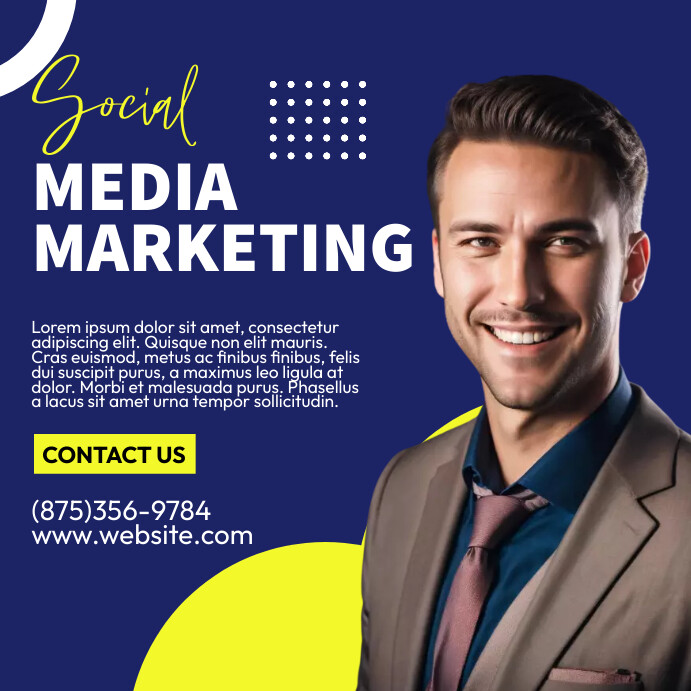 Social Media Marketing Template | PosterMyWall