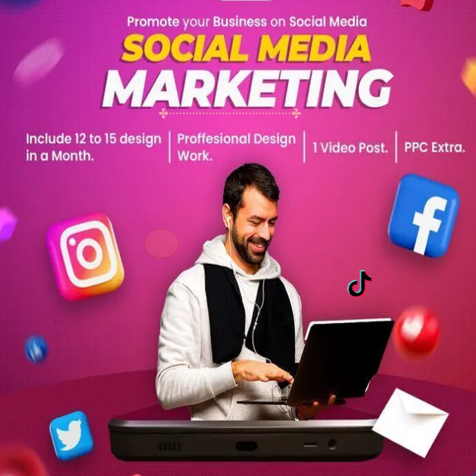 Copy of social media marketing | PosterMyWall