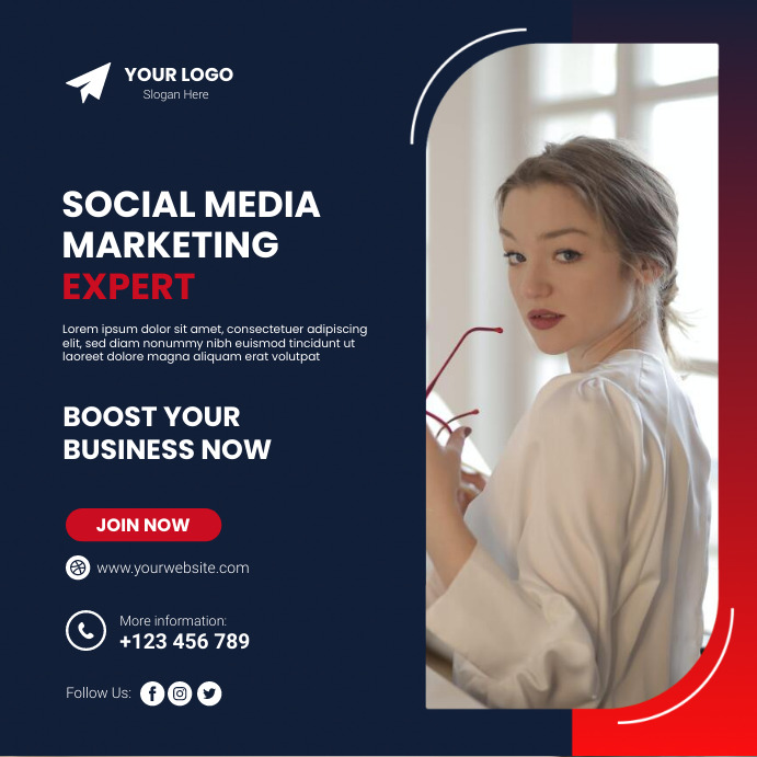Copy of Social Media Marketing Expert Poster | PosterMyWall