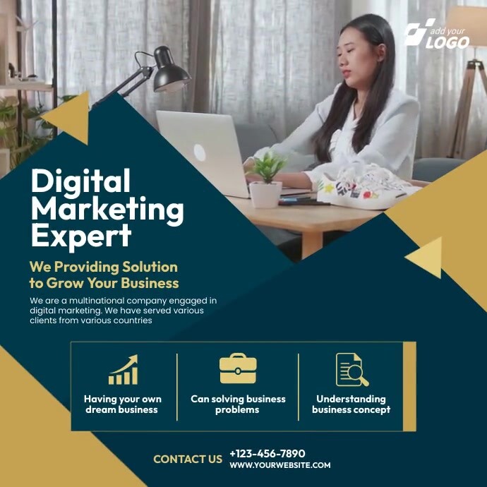 Copy of Social Media marketing Experts Ad Template | PosterMyWall