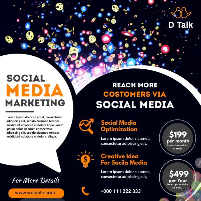Social Media Marketing Instagram post Template | PosterMyWall