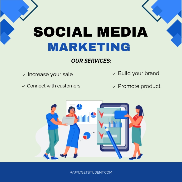 Plantilla de SOCIAL MEDIA MARKETING INSTAGRAM POST | PosterMyWall