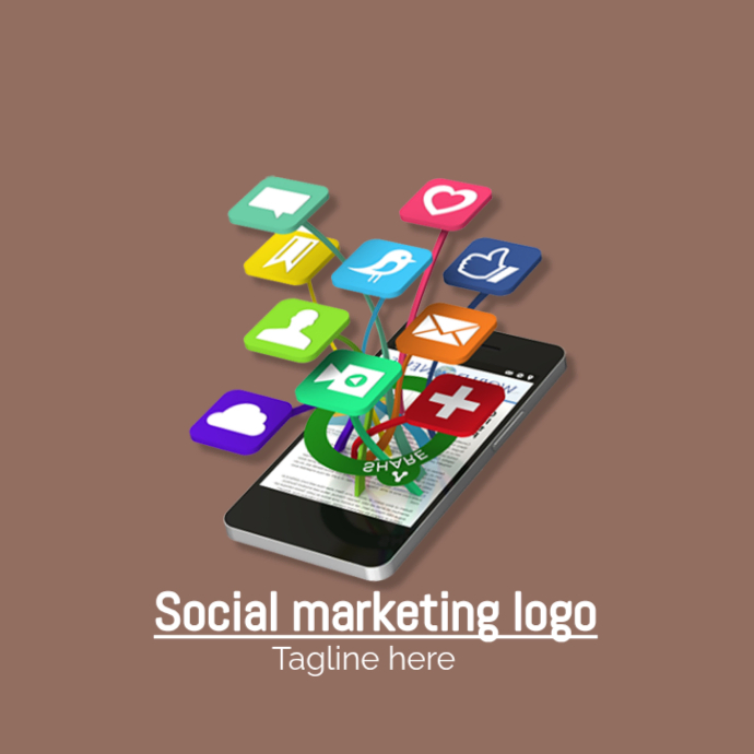 Social media marketing logo Template | PosterMyWall