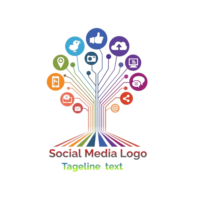 Social media marketing logo Template | PosterMyWall