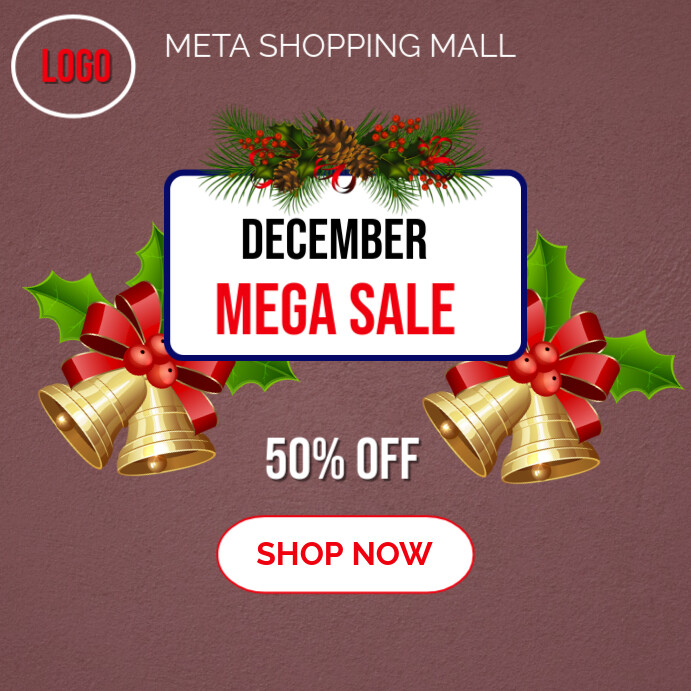 social media mega sale post Template | PosterMyWall