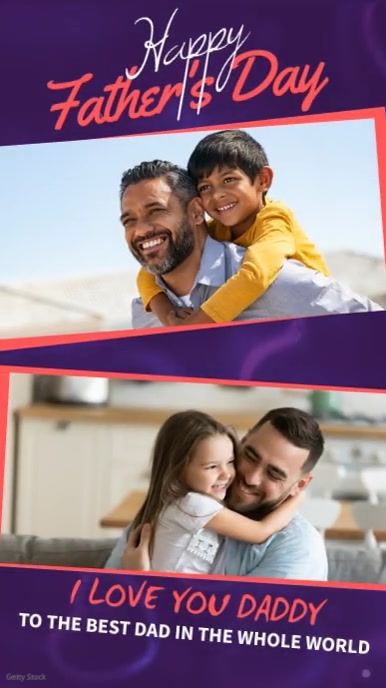 Social Media Story Happy Father's Day Template | PosterMyWall