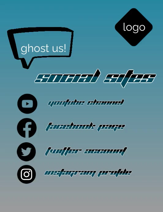 social sites Template | PosterMyWall