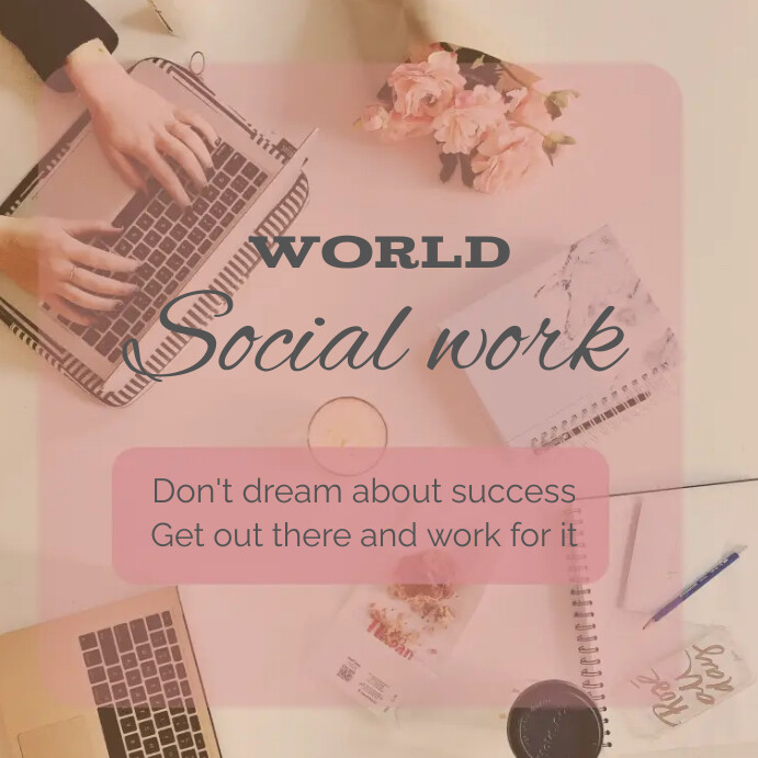 Social work template | PosterMyWall
