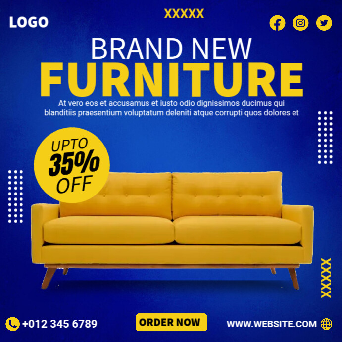 Sofa Ads Template | PosterMyWall