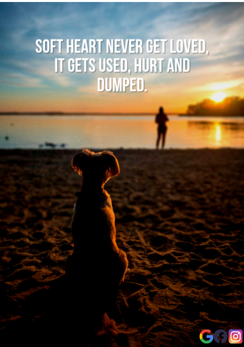 SOFT AND HURT QUOTE TEMPLATE | PosterMyWall