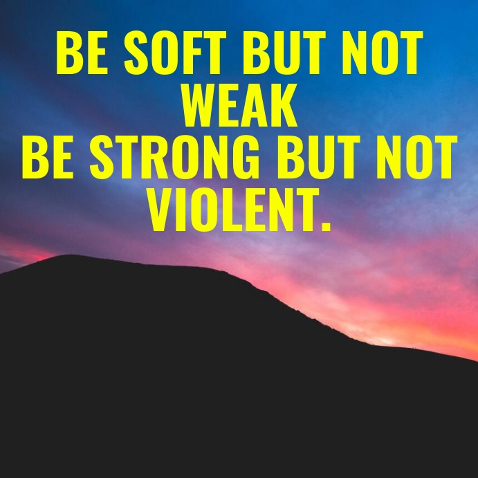 Copy of SOFT AND STRONG QUOTE TEMPLATE | PosterMyWall