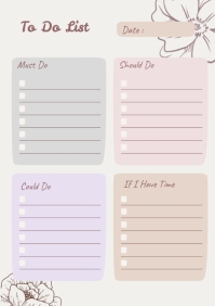 to do list modern poster Template | PosterMyWall