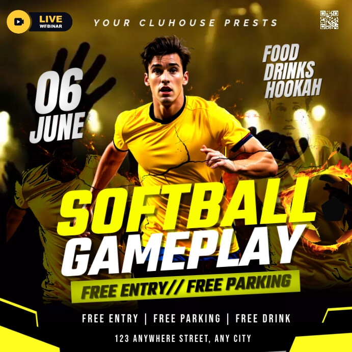 softball template | PosterMyWall