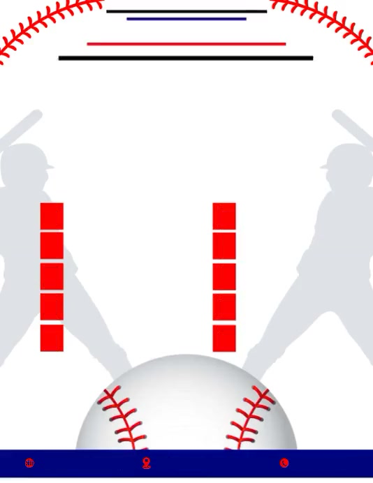 Softball Upcoming Schedule Template | PosterMyWall