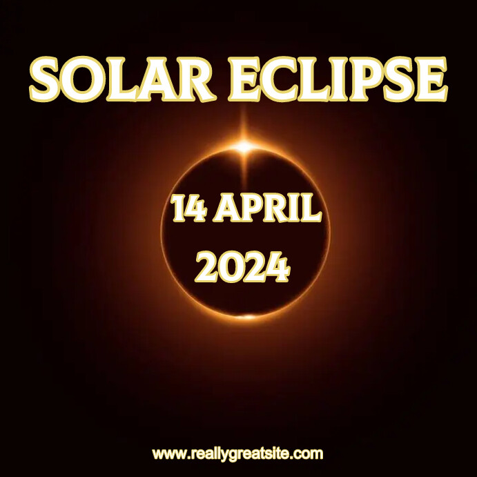Solar Eclipse Instagram Post Template | PosterMyWall