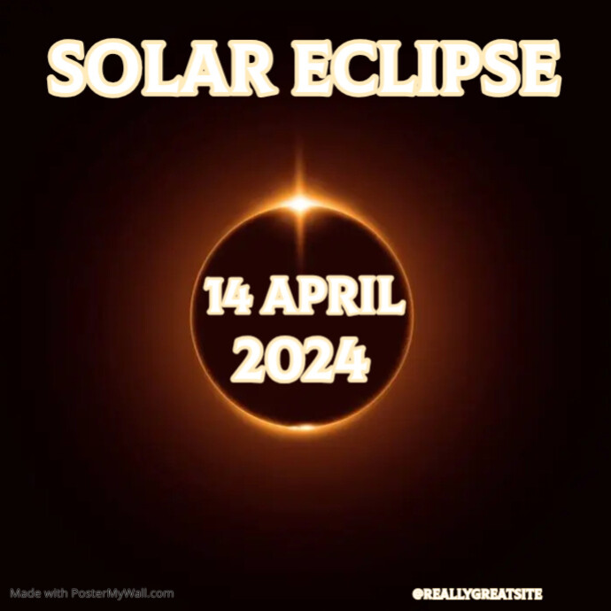 Solar Eclipse Instagram Post Template | PosterMyWall