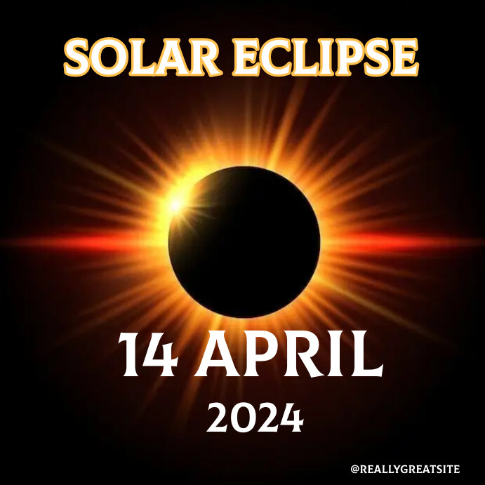 Solar Eclipse Instagram Post Template | PosterMyWall