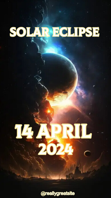 Solar Eclipse Instagram Store Template | PosterMyWall