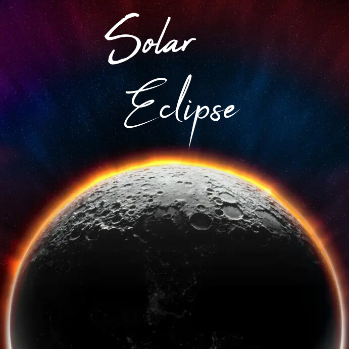 Solar Eclipse online greeting cards 2024 Template | PosterMyWall
