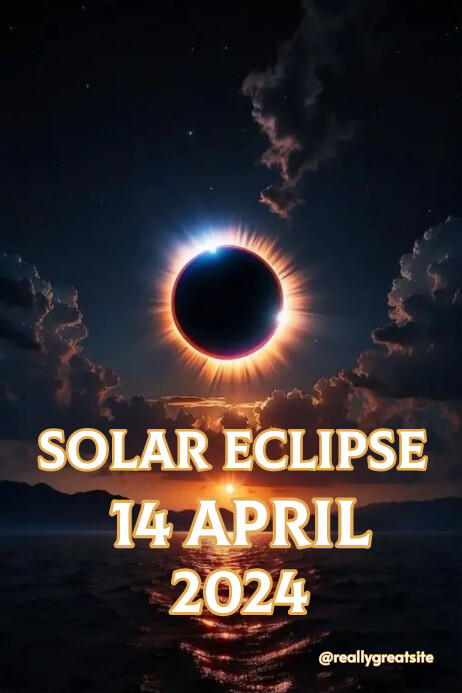 Solar Eclipse Poster Design Template | PosterMyWall