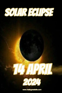 Solar Eclipse Poster Design Template | PosterMyWall