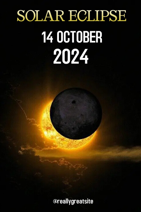 Solar Eclipse Poster Design Template | PosterMyWall