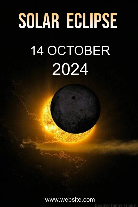 Solar Eclipse Poster Design Template | PosterMyWall