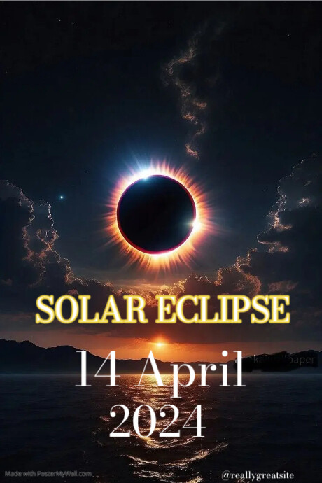 Solar Eclipse Poster Design Template | PosterMyWall