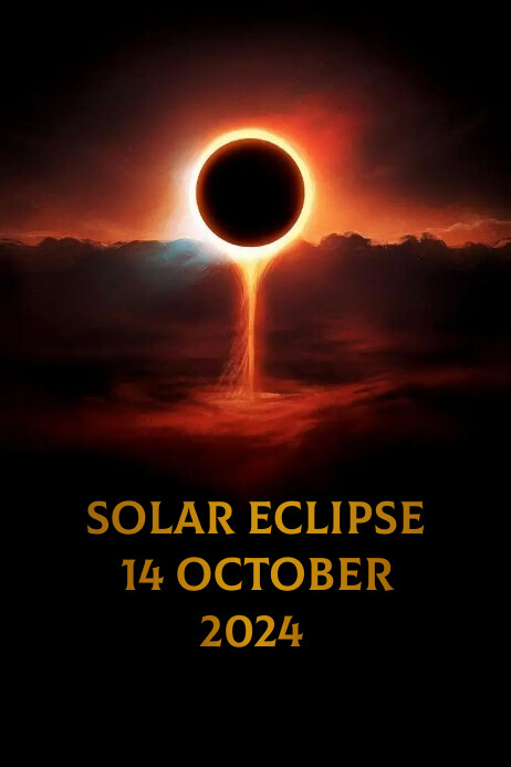 Plantilla de Solar Eclipse Poster | PosterMyWall