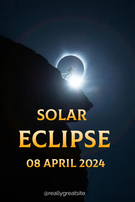 Solar Eclipse poster Template | PosterMyWall
