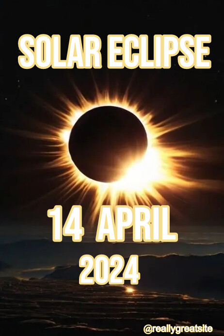 Solar Eclipse Poster Design Template | PosterMyWall