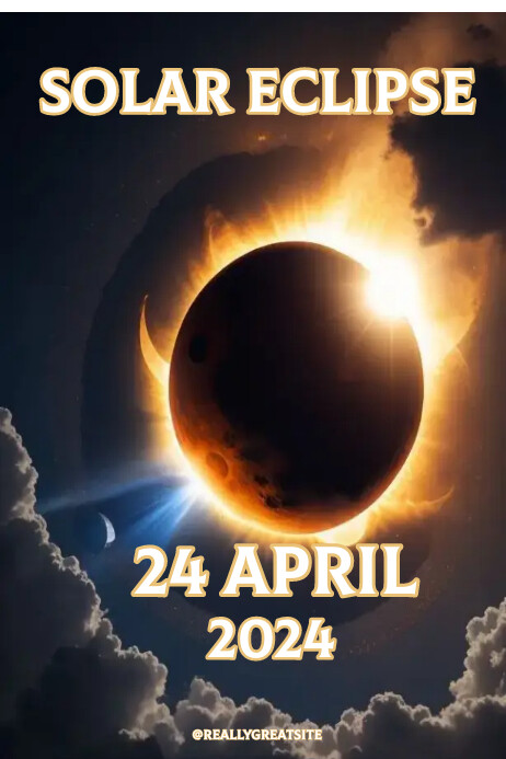 Solar Eclipse Poster Design Template | PosterMyWall