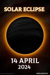Solar Eclipse Poster Design Template | PosterMyWall