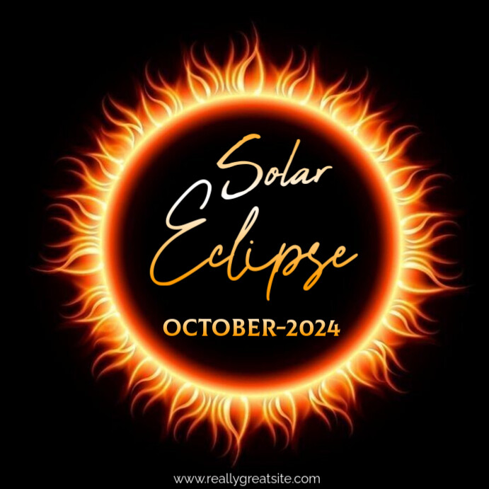 Plantilla de Solar eclipse templates Instagram post | PosterMyWall