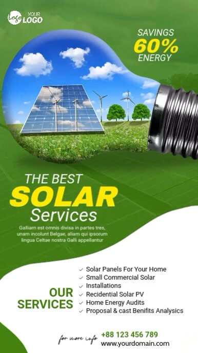 Copy of Solar Energy Ad | PosterMyWall