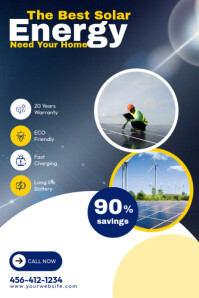 solar energy ads poster template | PosterMyWall