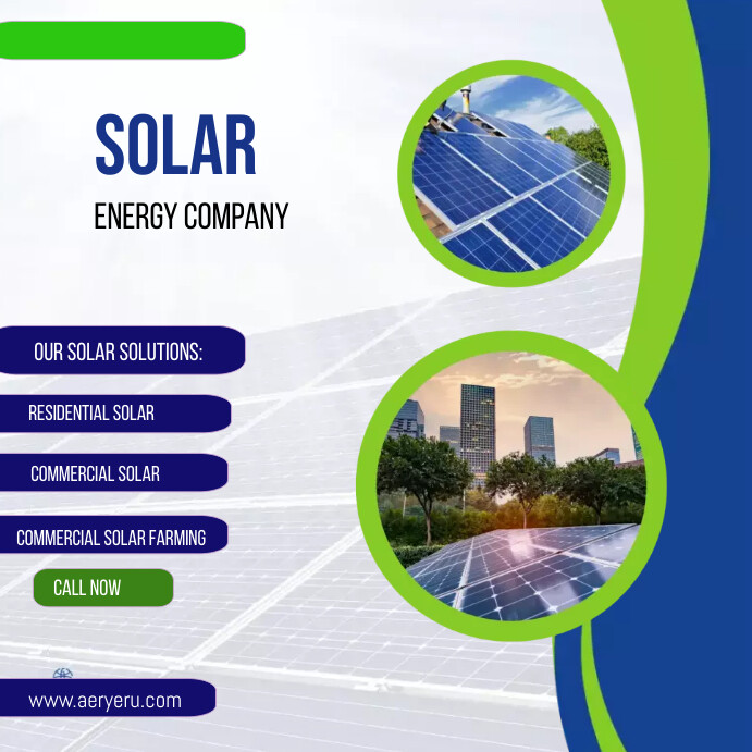 Solar energy Company Template | PosterMyWall