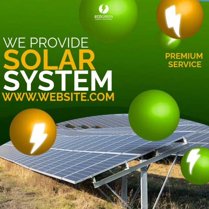 Modèle Solar Energy | PosterMyWall