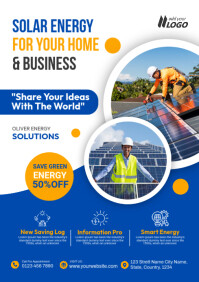 Solar energy Flyer Template | PosterMyWall