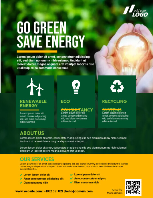 Solar Energy Flyer Template | PosterMyWall