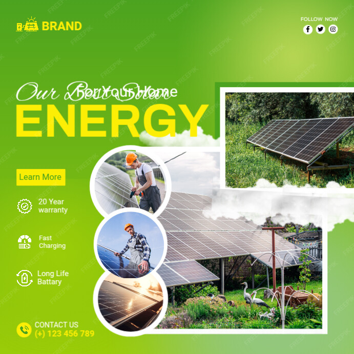 solar energy flyer tempolate Template | PosterMyWall